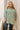 Stripe A Pose Oversized Button Up Top in Hunter Green Curves ...